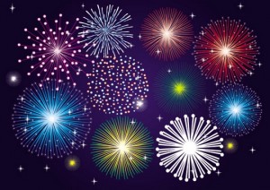 Free fireworks vectors