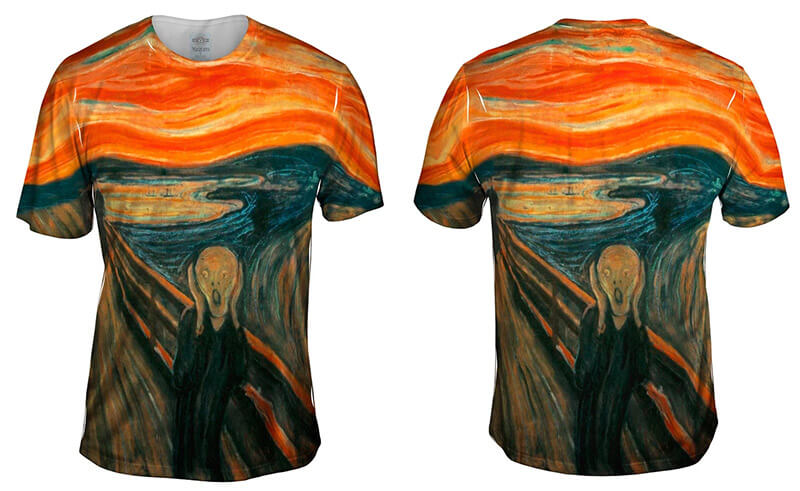 Classical art on tees? Yes and we are impressed with the result!