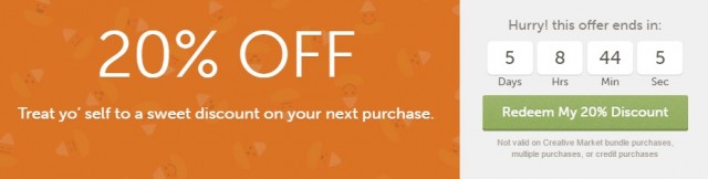 Here's a scary good Creative Market discount